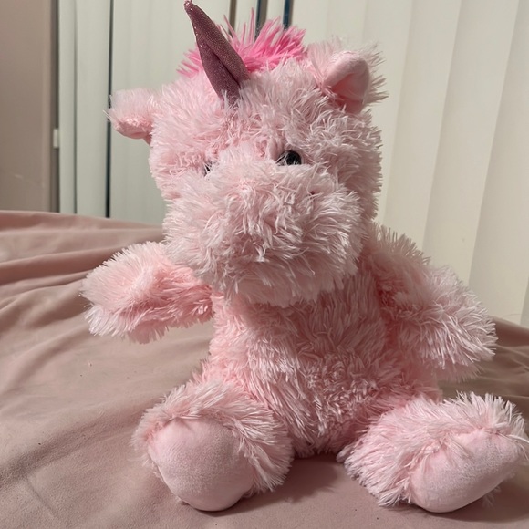 Kellytoy | Toys | Fluffy Pink Unicorn Stuffy | Poshmark